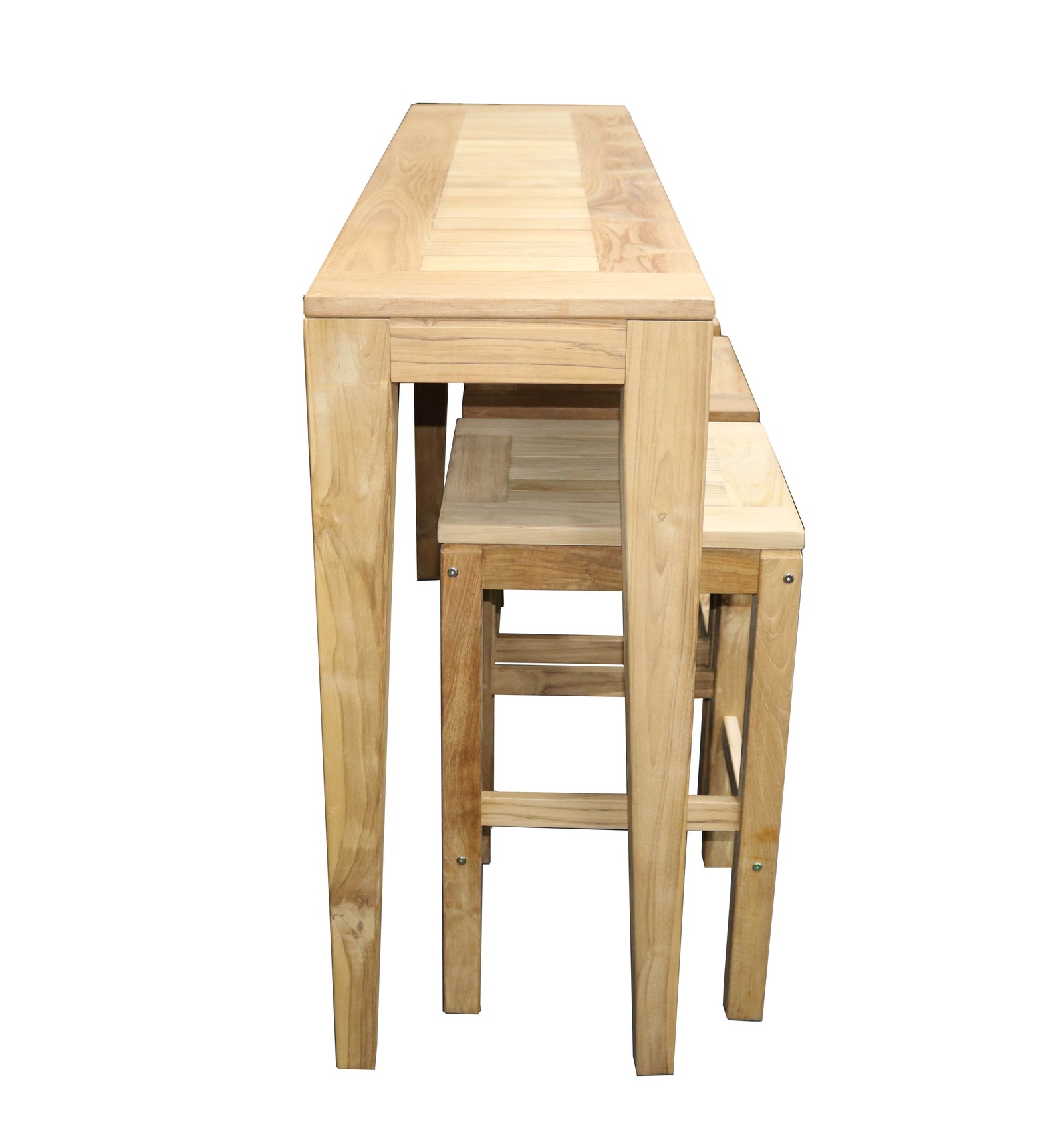 Teak Slimline Bar Set | Outdoor Furniture Taren Point