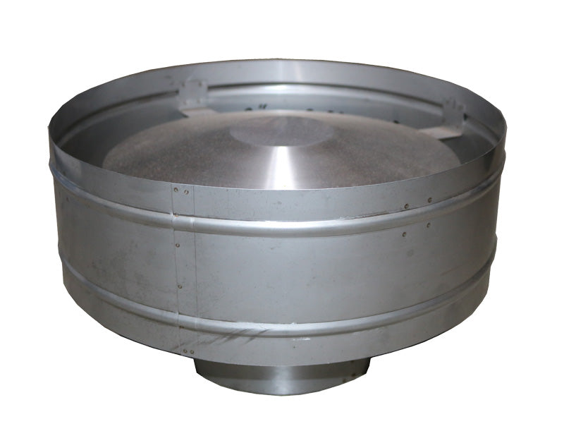 Wind hats - anti down draught top hat